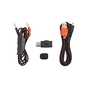 JBL Quantum 610 Wireless - Wireless Over-Ear Gaming Headset, QuantumSURROUND, 2.4GHz Wireless, 40 Hours of Wireless Battery Life, Game-Chat dial, flip-up Boom Microphone (Black)