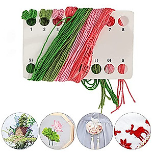 Needle Thread Set, Cotton Canvas Needle Thread Kit, Cotton Canvas Material The Surface is Glossy, for Most People of The Right Age