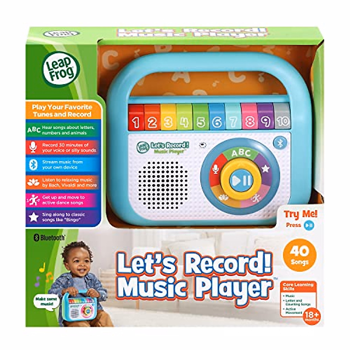 LeapFrog Let’s Record Music Player , Teal