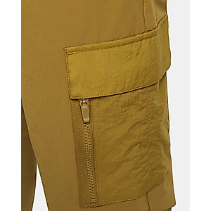 Nike Sportswear NSW Women's Woven Sports Utility Mid-Rise Cargo Pants, Golden Moss/Medium Blue, S Regular US