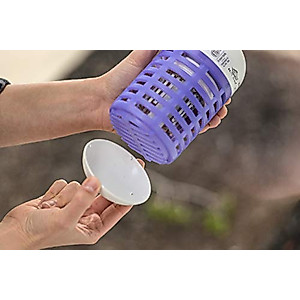 White Kaiman UV-A 5WATT Bug Zapper Electric Bulb for Indoor & Covered Outdoors 500volts (White Zapper)