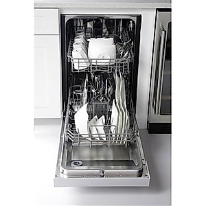 Kucht K7740D Professional 18" Front Control Dishwasher, Stainless Steel