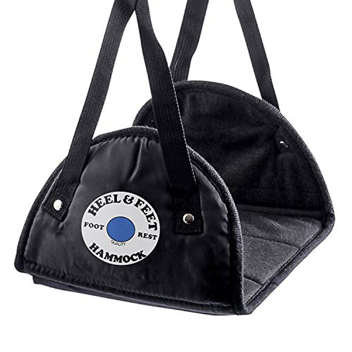 Heel & Feet Hammock Foot Rest (Memory Foam), Portable Desk Foot Hammock & Airplane Footrest, Essential Airplane Travel Accessories to Prevent Feet & Leg Pain, Cramping & Swelling