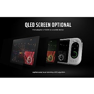 Pimax Portal Qled Handheld Game Console with 4K Qled plus mini-Led Display, Gaming Console for Android, Retro Video Games, Cloud Gaming, Handheld Emulator, 8G+256G, Black