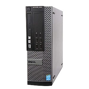 Dell Optiplex 9020 Small Form Desktop, Quad Core i7 4770 3.4Ghz, 8GB DDR3 RAM, 256GB SSD Hard Drive, DVD-RW, Windows 10 (Renewed)