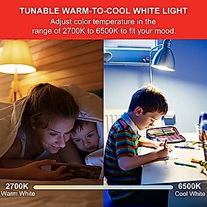 Sengled Smart LED Tunable White A19 Starter Kit, 60W Equivalent, 2 Smart Light Bulbs & Hub, Soft White to Daylight 2700-6500K, Works with Alexa, Google Assistant and Siri