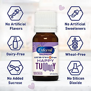Enfamil Breastfed Infant Probiotics & Vitamin D Dual Probiotics, 8.7mL