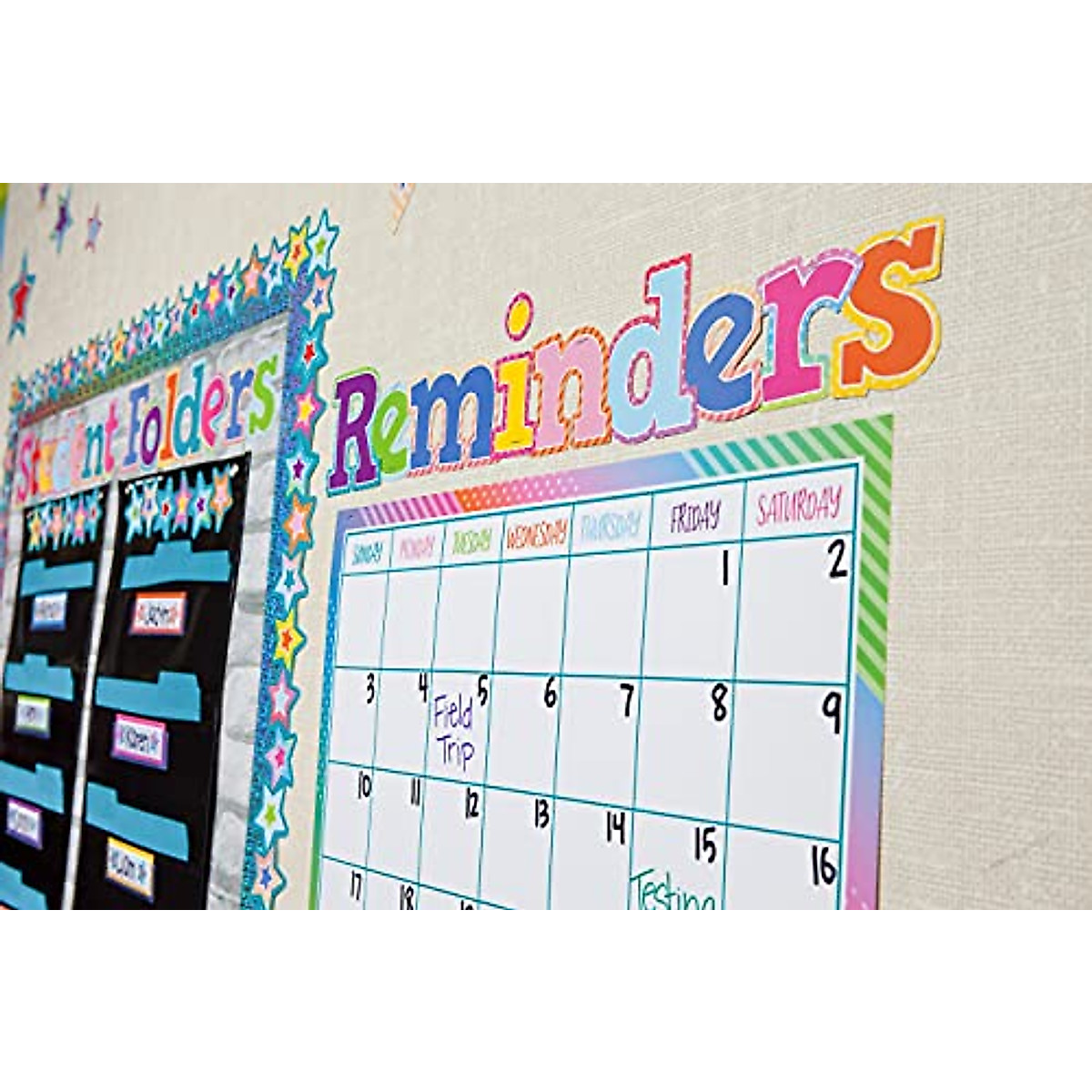 Teacher Created Resources Colorful Vibes Bold Block 4" Letters Combo Pack (TCR8777)