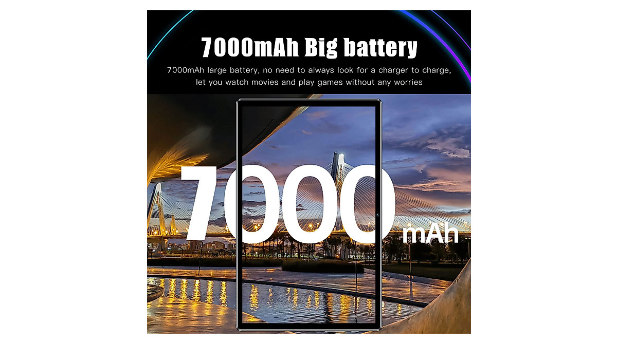 CUIFATI 10.1-Inch Tablet with 6GB RAM, 128GB, FHD Screen, 5G WiFi