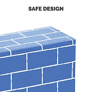 Bankers Box at Play Cardboard Building Blocks, 40 Pack, Large and Medium Montessori Toy Blocks for Kids and Families