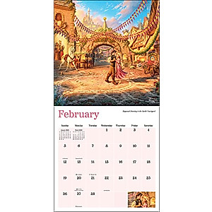 Disney Dreams Collection by Thomas Kinkade Studios: 2023 Wall Calendar