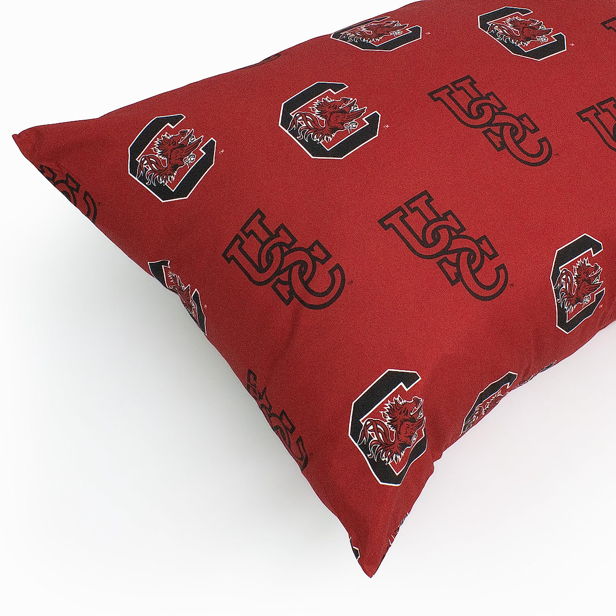 College Covers Everything Comfy South Carolina Gamecocks Pillowcase, Body Pillow, 20" x 60", Includes 1 Pillowcase