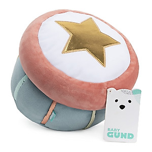 GUND Baby My First Soft Drum Lights and Sounds Musical Stuffed Plush Toy, 6"