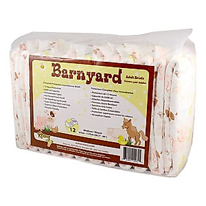 Rearz - Barnyard - Adult Diaper - 12 Pack (Large)