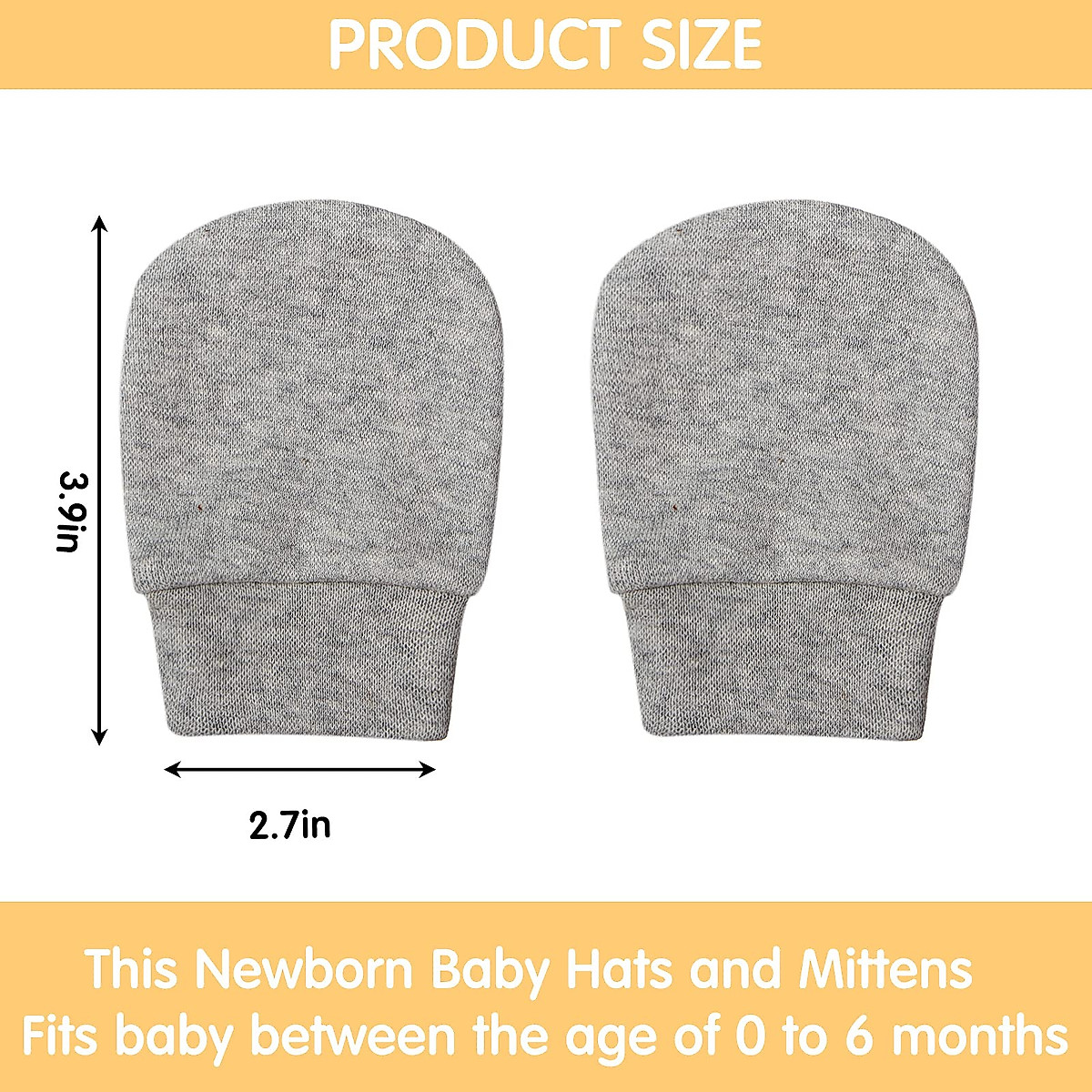 18 Pairs Newborn Baby Mittens Infant Toddler Gloves No Scratch Mittens Gloves for 0-6 Months Baby Boys Girls