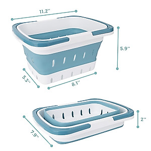 KeFanta Shower Caddy Basket, Portable Shower Tote, Plastic Dorm College Shower Organizer Bucket with Handles
