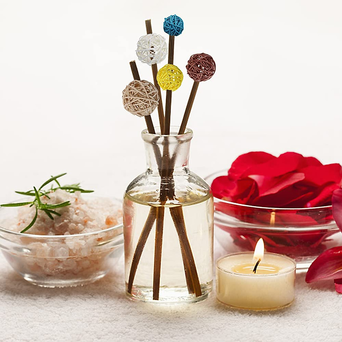 Orbs Vase Fillers for Independence Memorial Day Home Garden Party Decor(2 Inch) Automotive Spark Plugs_AB