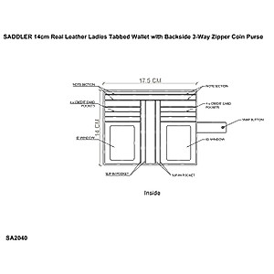 SADDLER Womens Luxurious Leather Bifold RFID Wallet Clutch Zipper Purse| Designer High Capacity Credit Card Holder with Large Zipper Coin Purse for Ladies | Gift Boxed - Red