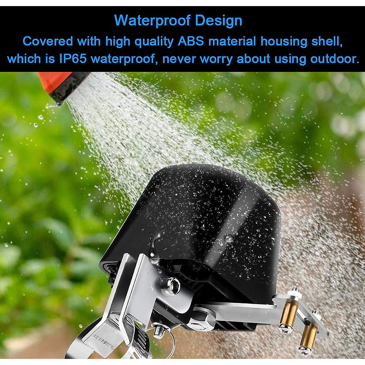 Smart Wifi Water Valve Shutoff Timer, Smart Sprinkler Controller, Wifi Gas Shut Off Valve Controller, for Valves up to 1.5", Compatible with Alexa Google, APP Remote Control, No Hub Required