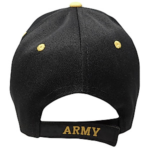 kys U.S. Army Retired Cap With Emblem- Black/Camo