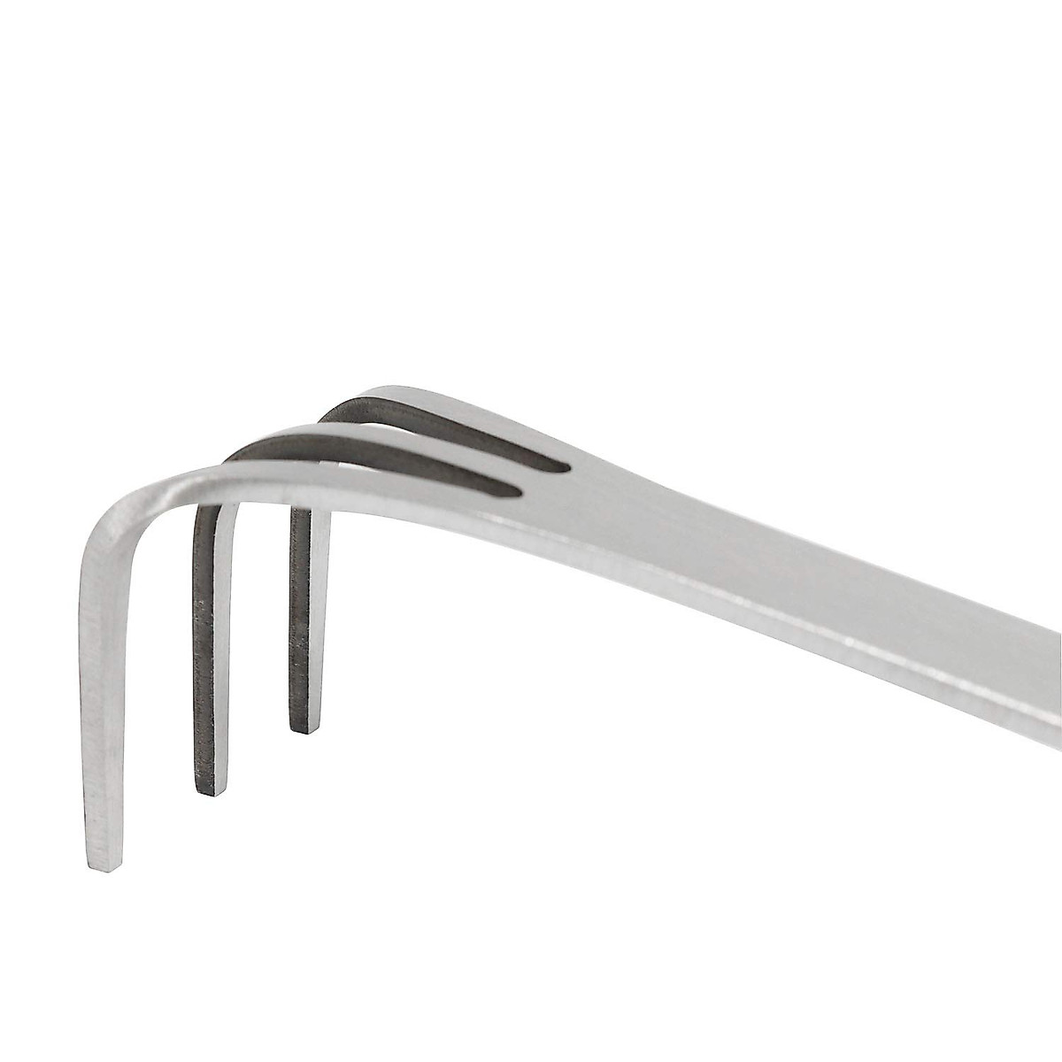 SQXBK Bonsai Rake Stainless Steel Root Rake with Spatula Mini Gardening Rack Cultivator 3-Prong Loosen Soil Bonsai Tree Tools