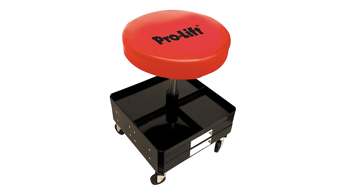 Pro-Lift C-3100 Pneumatic Chair with Tool Trays - 300 lb Capacity