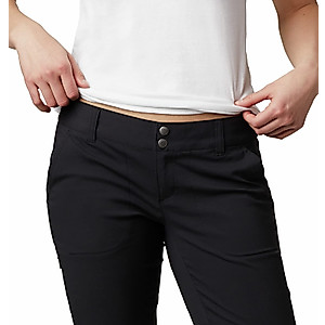 Columbia Women's Saturday Trail II Knee Pant, Water & Stain Resistant Black
