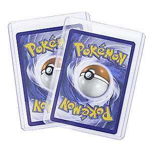 Emerald Giant 25 Hard Plastic Toploaders, Clear Trading Card Protectors, Pokemon Sleeves, Yugioh, Baseball, Basketball, Soccer, Standard Sized Sports Card Holder