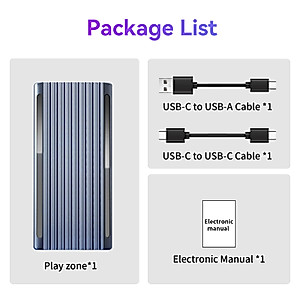 OYZENA Retro Game Console 2T. USB-C to USB-A/C, Up to 10Gb/s