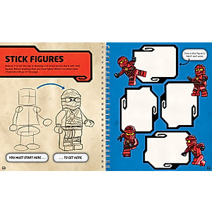 KLUTZ LEGO NINJAGO How To Draw Ninja, Villains, And More! Drawing Set