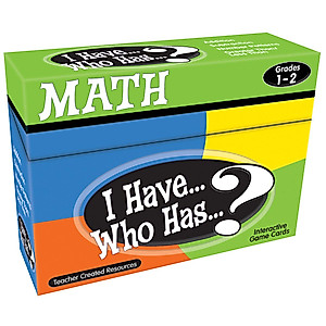 Teacher Created Resources I Have. Who Has.? Math Games Grade 1-2 (7817, Multi Color