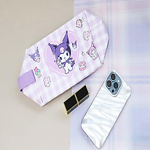 XFXATRJ Kawaii Cartoon Travel Cosmetic Bag, Waterproof Large Capacity Cosmetic Pouch, Cute Anime Makeup Bag with Zipper, Foldable Storage Bags Makeup Pouch for Women Girl