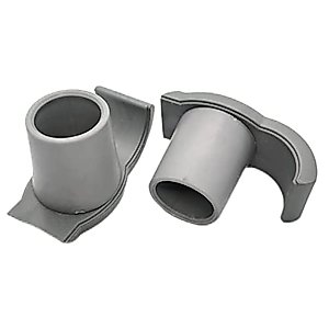 ComsenMed Walker Glide Skis, Universal Fit, Extra Durable,for 1 1/8 Inch Tubes,Universal Replacement Glide Caps,Heavy Duty Walker Coaster Skis for,Walker Parts,Walker Tips,(Gray) 1 Pair