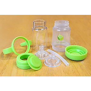 Green Sprouts Glass Sip & Straw Cup,4 Ounce
