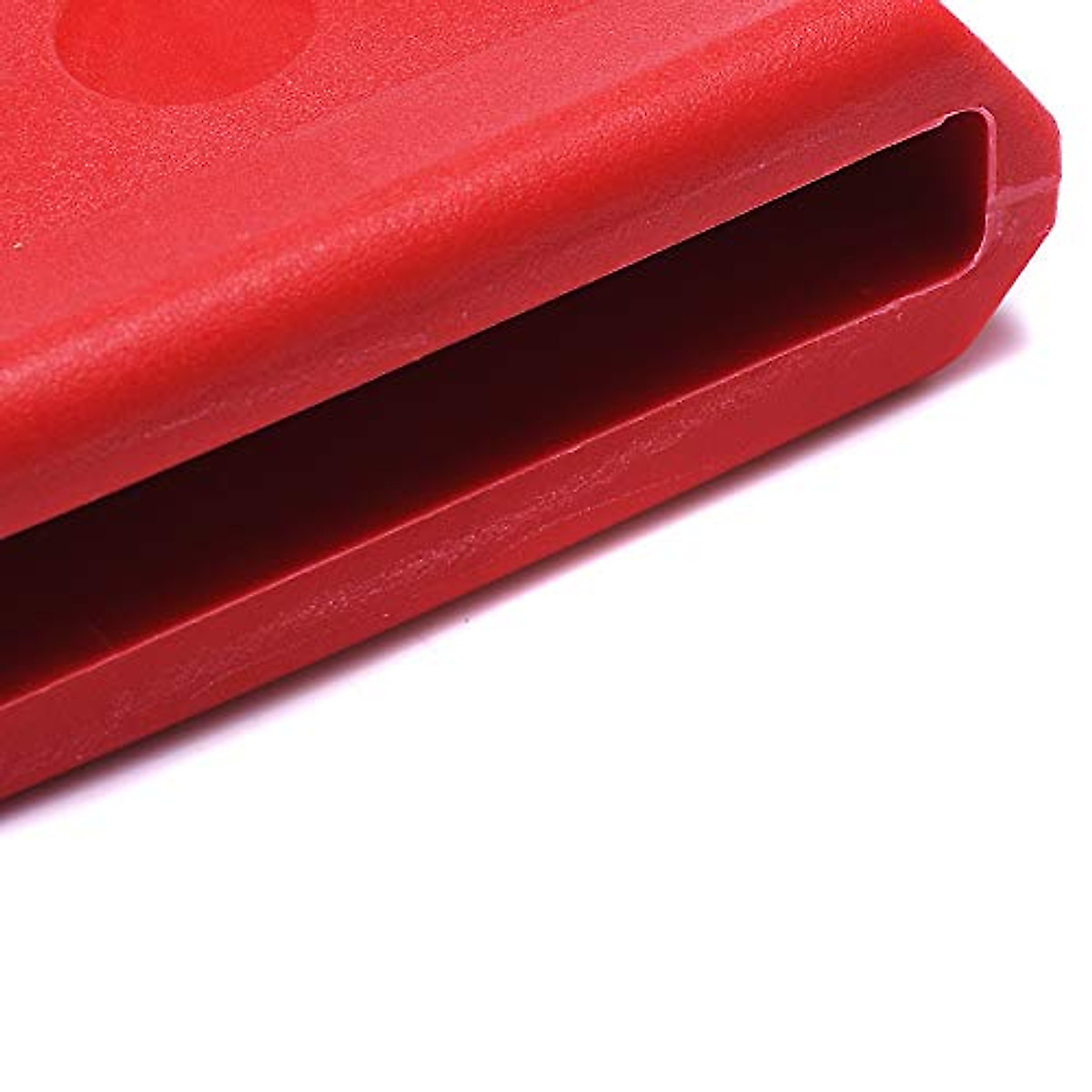Jam Block, Plastic Musical Percussion Block, Latin Drum Instrument, Red
