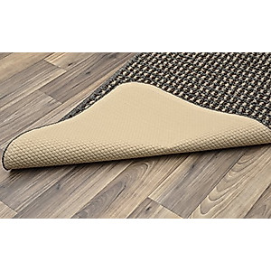 Garland Rug Berber Coloriations 18" x 28"/18" x 28", Cinder Gray