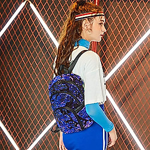 Ecodudo Mini Sequin Backpack Purse for Women Teen Girls Small Fashion Sparkly Backpacks (Purple)