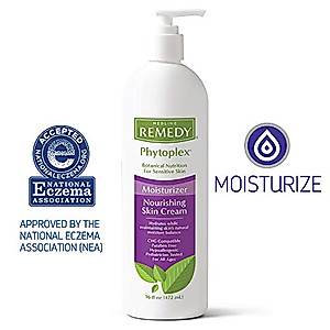 Medline Remedy Phytoplex Nourishing Skin Cream, Skin Moisturizer, Paraben Free Body Lotion, 16 Fl Oz, 2 Pack