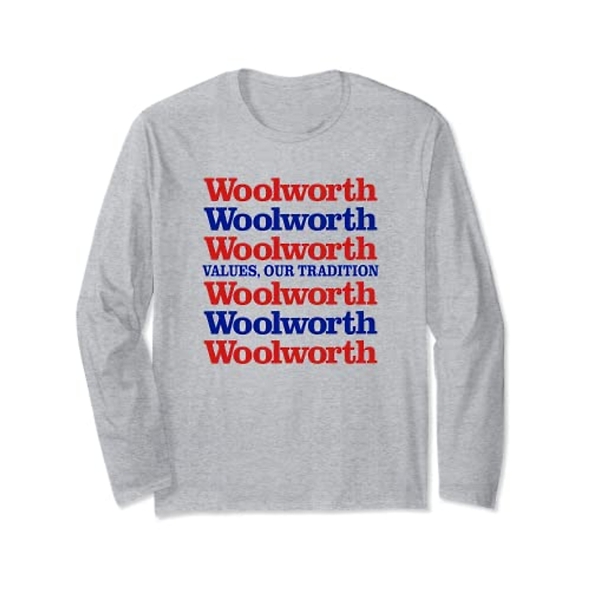 Woolworth Store Retro Vintage Long Sleeve T-Shirt