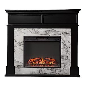 SEI Furniture Petradale Electric Fireplace