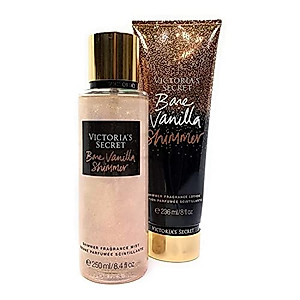 Victoria’s Secret Bare Vanilla Shimmer Fragrance Mist and Lotion Set