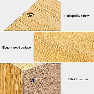 YGYQZ Wooden DIY Open Shelf Bookcase - 9 Pcs Floor Standing Display Cabinet Rack (9, 3 Colors)