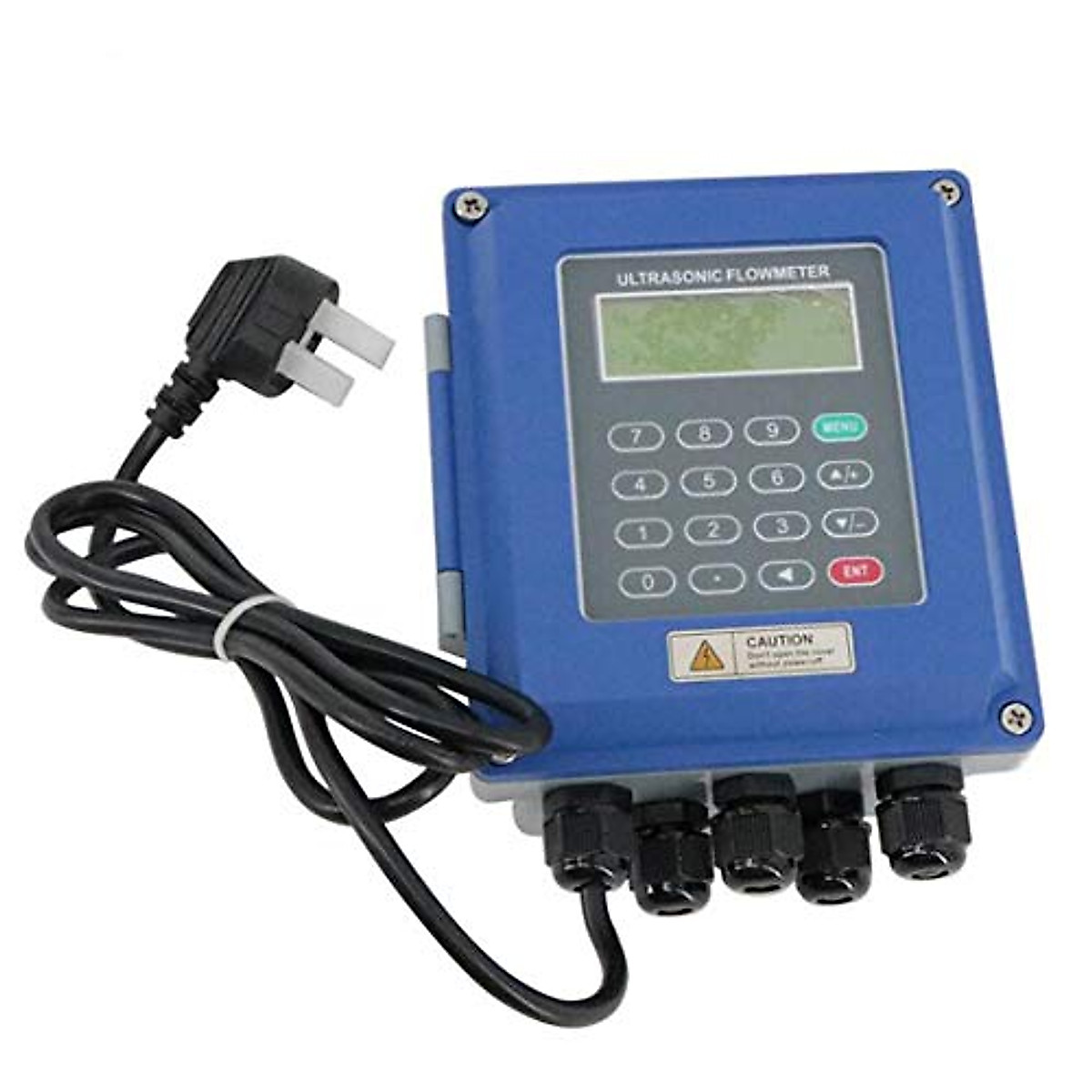 VTSYIQI Ultrasonic Flow Meter Flowmeter DN25mm-DN100mm TUF-2000B Wall Mounted Type RS485 Interface IP67 Protection TS-2 Transducer