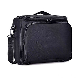 Projector Case, Projector Travel Carrying Bag Internal Dimension 12.2"x10.2"x4.7" with Adjustable Shoulder Strap & Compartment Dividers for for Acer, Epson, Benq,ACER, LG, Sony (12.2"x10.2"x4.7")