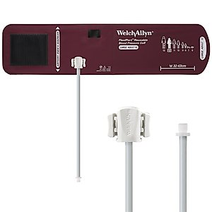 Welch Allyn Reusable Blood Pressure Cuff 1-Tube Screw Connectors, Large Adult, 1 ea
