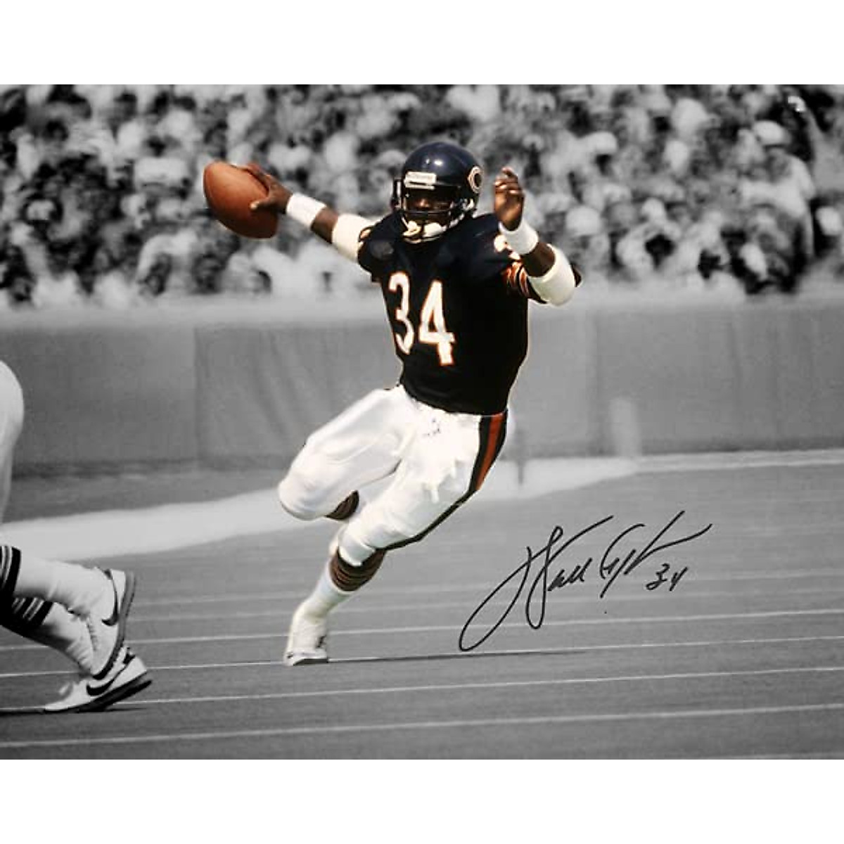 Ikonic Fotohaus Walter Payton Signed Photo Autograph Print Wall Art Home Decor
