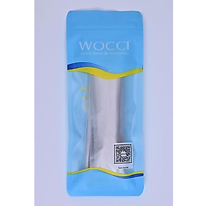 WOCCI 18mm Adjustable Nylon Watch Band, Quick Release Sport Loop Strap (Black)