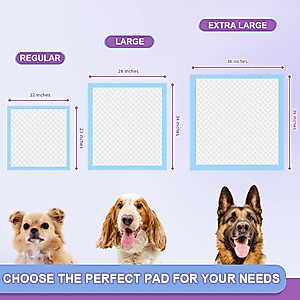 IMMCUTE Puppy Pee Pads 22"x23"-150 Count | Dog Pee Training Pads Super Absorbent & Leak-Proof | Disposable Pet Piddle and Potty Pads for Puppies | Dogs | Doggie| Cats | Rabbits
