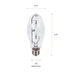 SYLVANIA Lumalux High Pressure Sodium HID Light Bulb, ED17 70W, Medium Base, 4000 Lumens, 1900K, Clear - 1 Pack (67504)