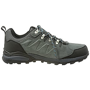Jack Wolfskin Men's Refugio Texapore Low M Hiking Shoe, Grey/Black, 9.5